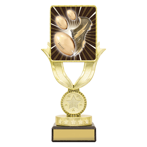 Aussie Rules Trophy - Lynx Sentry on Classic Marble - Trophies & Awards - Trophies