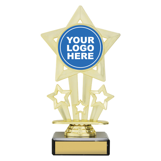 Custom Trophy - Icon Star Red - Trophies & Awards - Trophies