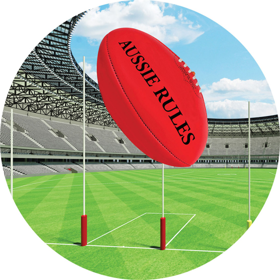 Photographic Centres - Aussie Rules Domed 25 & 50mm Insert - Trophies ...